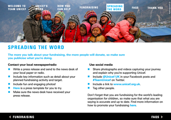 How to create the ultimate charity fundraising pack